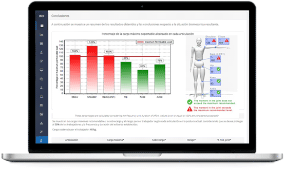 ERGONIZA - OWAS Software for evaluating ergonomics in workstations.